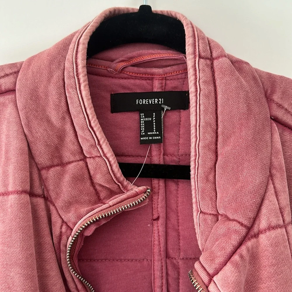 Forever 21 | Jackets & Coats | Forever 2 Quilted Jacket Pink | Poshmark